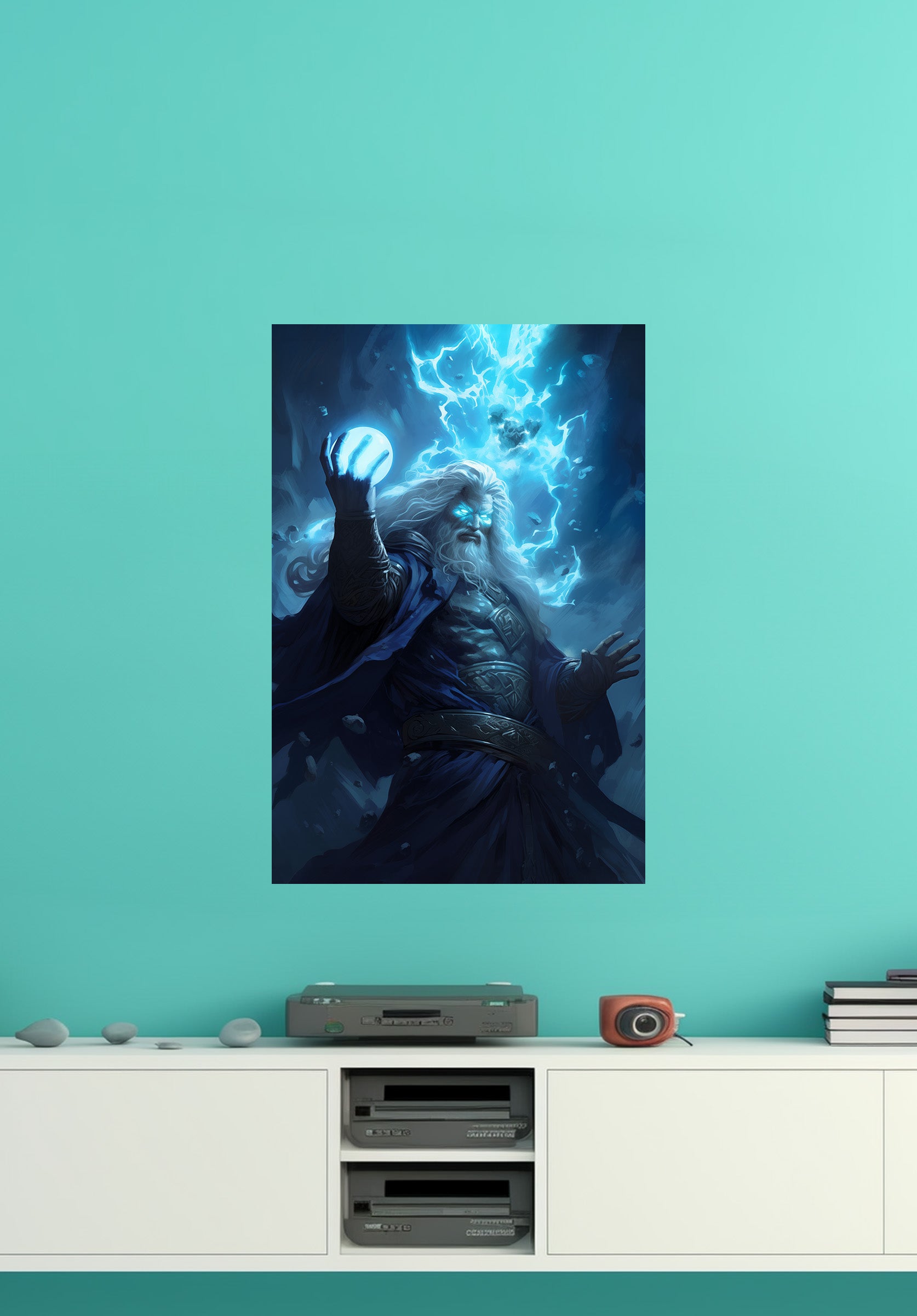 Thunder Wizard - Wall Poster – Eldinwall